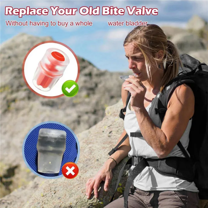 8 Packs Bite Valve Replacement Sheath for Water Bladder, Packs ...