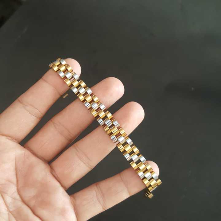 Mix Stainless Steel Charming Hand Chain Bracelet For Boys | Daraz.lk