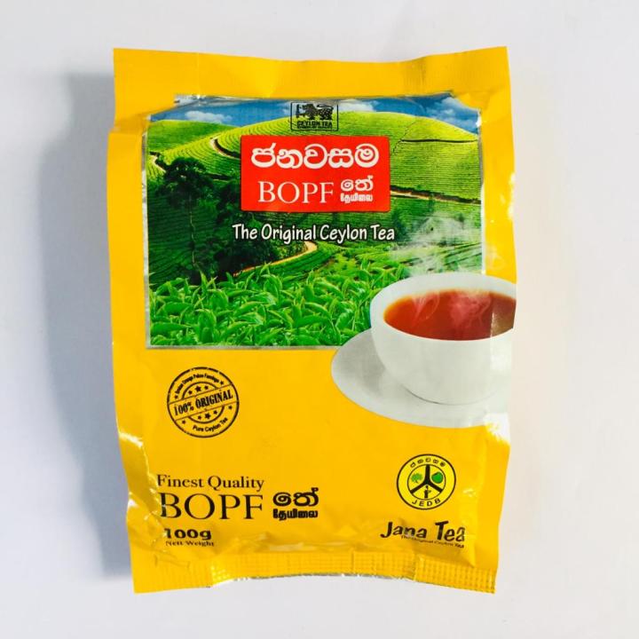 100g Janawasama BOPF Tea Black Tea | Daraz.lk
