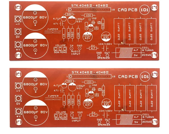 STK 4046 - STK 4048 II Mono/Stereo Amplifier (150W-300W) PCB Board Only ...
