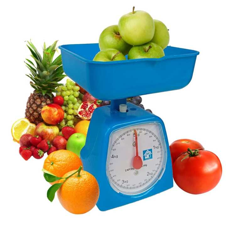 Kitchen Scale 5Kg Mechanical Dial Analog Kitchen Scale Food Balance ...
