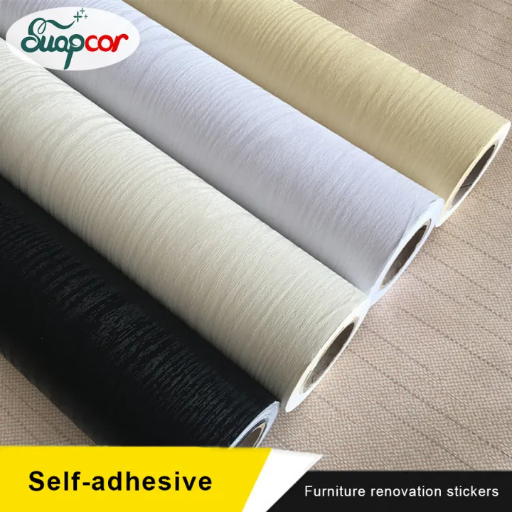 PVC Self Adhesive Wallpaper Furniture Renovation Stickers Waterproof ...