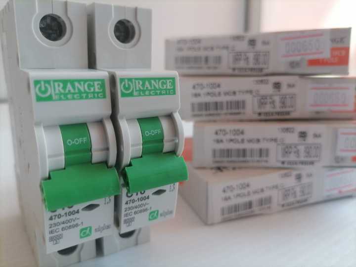 Trip switch Orange Alpha 16A MCB C Type | Daraz.lk