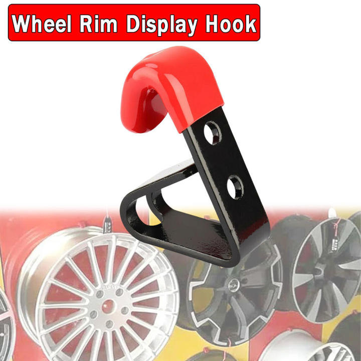 Wall-Mounted Rim Display Hook Easy Installation Adjustable Two-Pronged ...