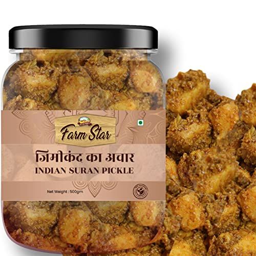 INDIAN YAM JIMIKAND PICKLE – 100% FRESH & HOMEMADE (500gm) (FROM INDIA ...