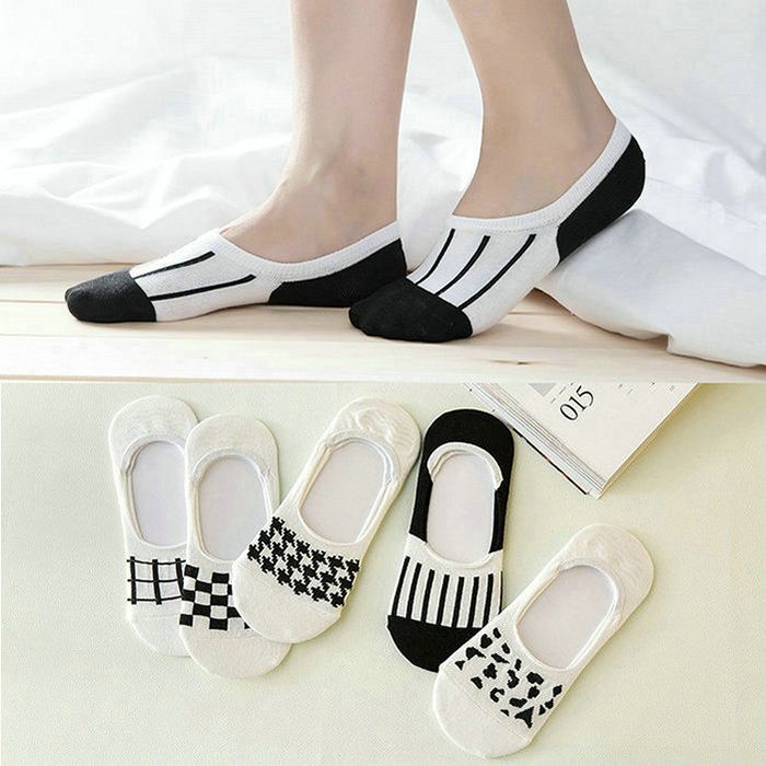 [24 Hourly Delivery ] Socks Men's Boat Socks Invisible Socks Student ...