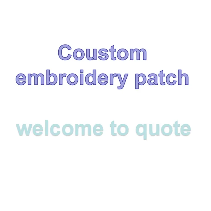 Custom patch Embroidery Patch On Sew On Emblemas For The DIY left Chest ...