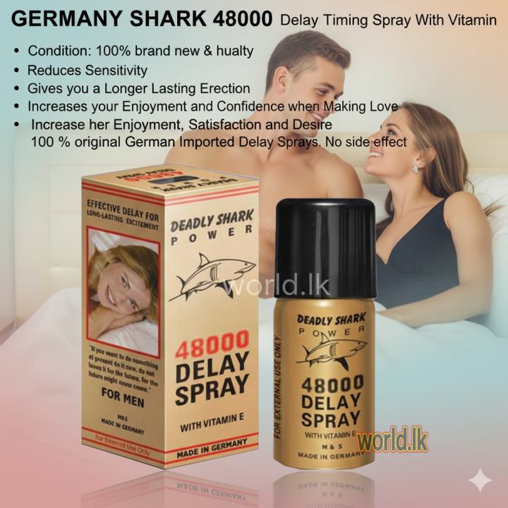 Germany Original SHARK 48000 With Vitamin E Spray for Men hb 17 ...