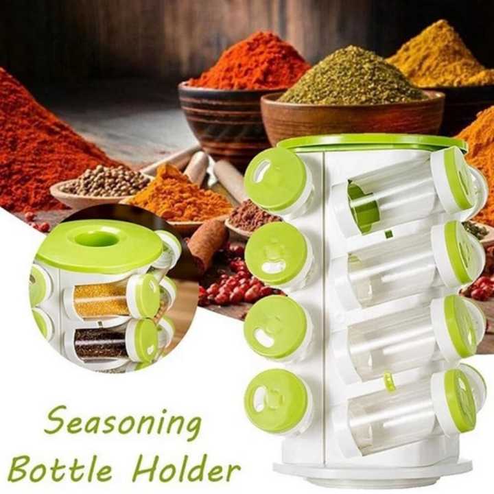 Portable Spice Rack, Smile Mom Revolving Spice RackJar Bottles, Safe ...