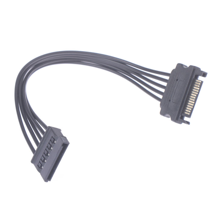 SATA to 15Pin Male To Female Power Extension Cable HDD SSD SATA Power ...