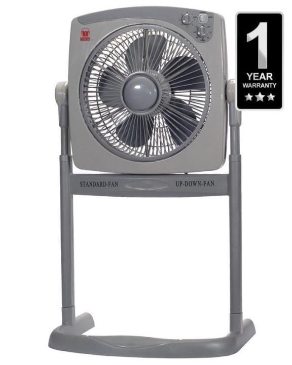 Welling - Box Stand Fan - Grey - ASBF-120 | Daraz.lk