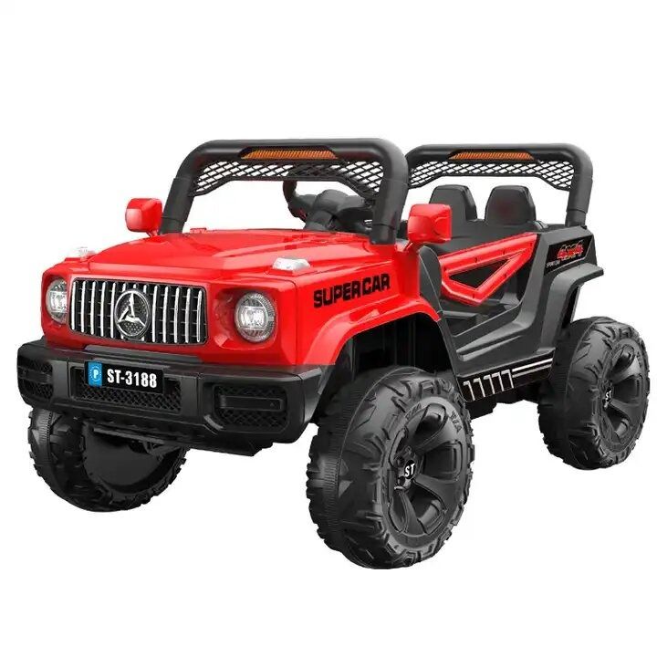 Children’s Remote Control Electric Jeep, Rechargeable Stroller ...