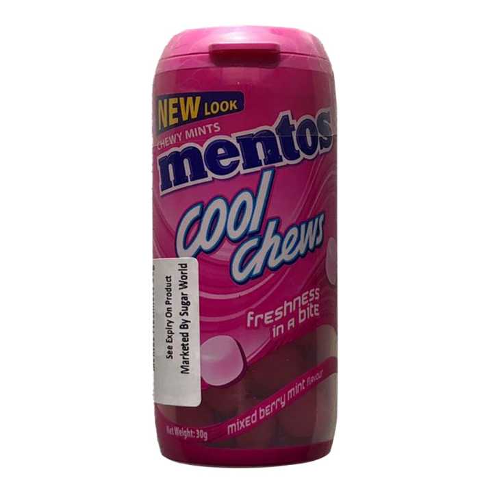 Mentos Cool Chews Mixed Berry-Mint Flavour Sweets 30G | Daraz.lk