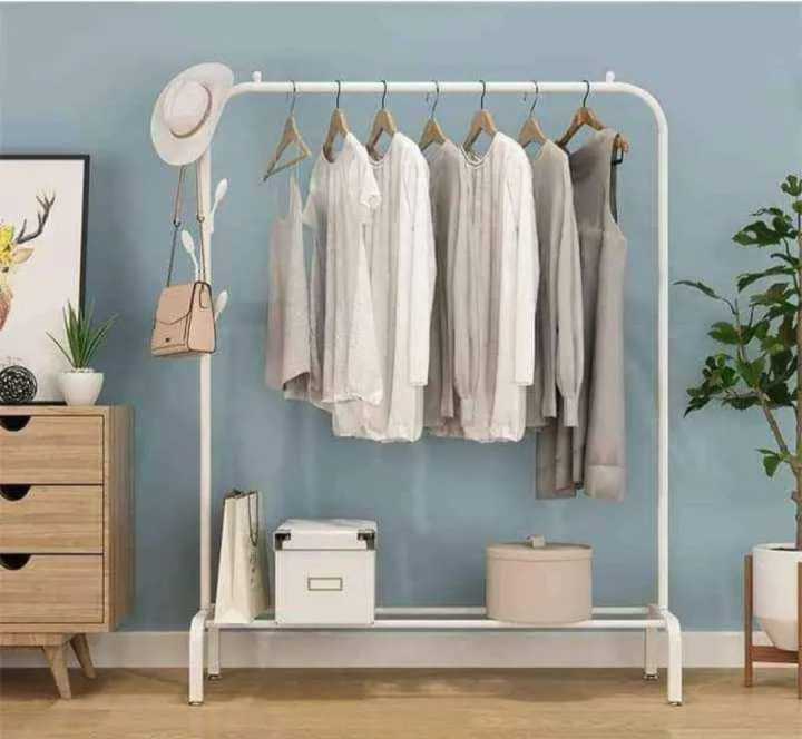 Household Indoor Folding Vertical Clothes Rack Simple Storage | Daraz.lk