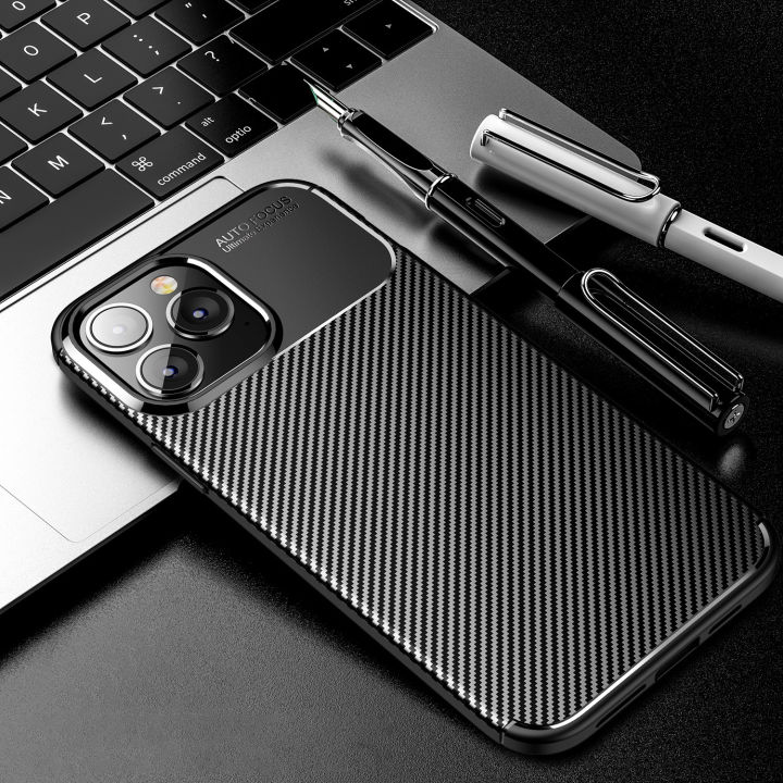 For iPhone 16 Pro Max Case Carbon Fiber Patten Back Cover iPhone16 ...