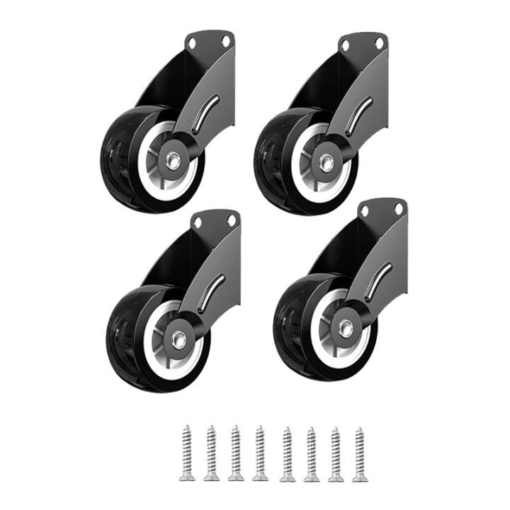4pack Gate Wheels for Wooden Gate Door Bottom Support Wheels Furniture ...