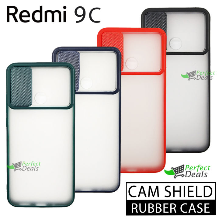Perfect Redmi 9C Camera Protection Slide PC+TPU rubber case Stylish ...