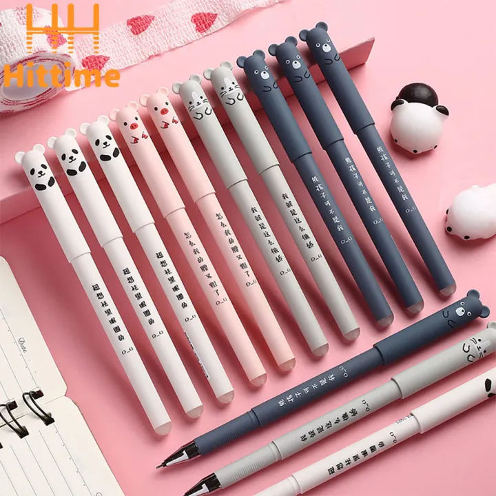 【Expert Recommended】 Hittime 0.35mm Erasable Gel Pen Set Blue/Black Ink ...