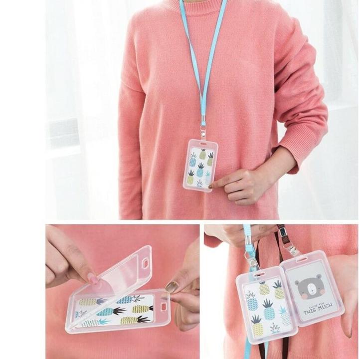 Sleeve ID holder Convenient Office card sleeve Vertical Office name tag ...