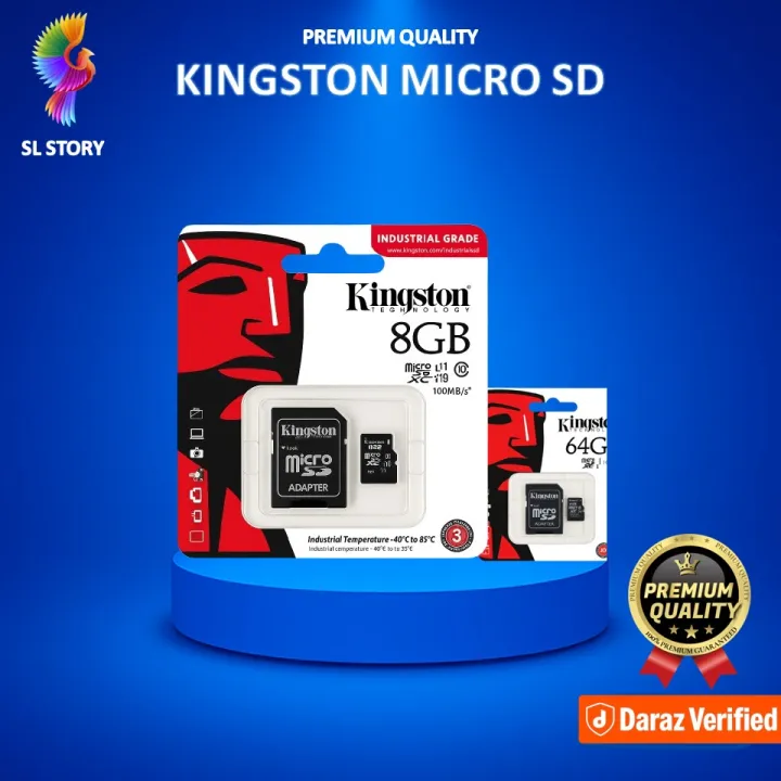 microSD Memory Card | 16GB / 32GB / 64GB | Class 10 | With Adapter ...