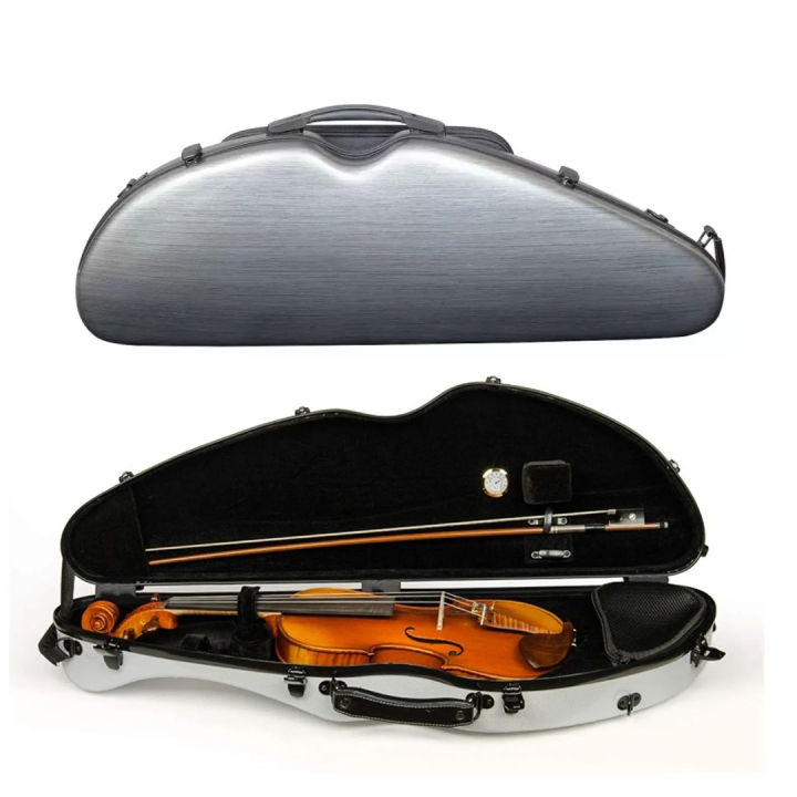 Half Moon Model Violin Case 4/4 Mixed Carbon Fiber Strong & Light case ...