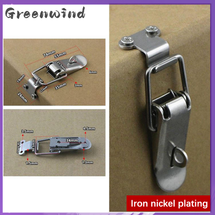 【FOOT SOFA】1x Stainless Steel Spring Loaded Draw Toggle Latch Clamp ...