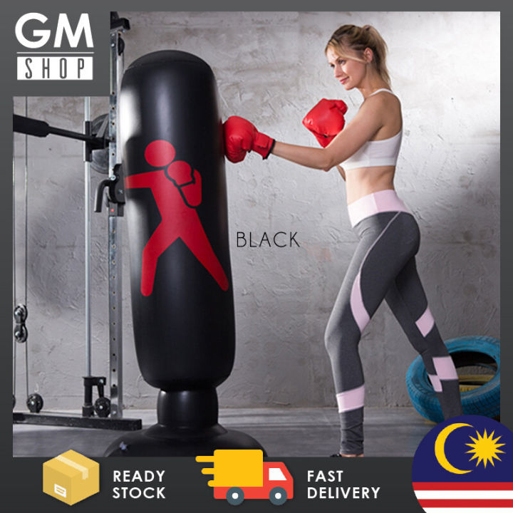 GMSHOP Vertical Inflatable Boxing Column Training Fitness Boxing ...