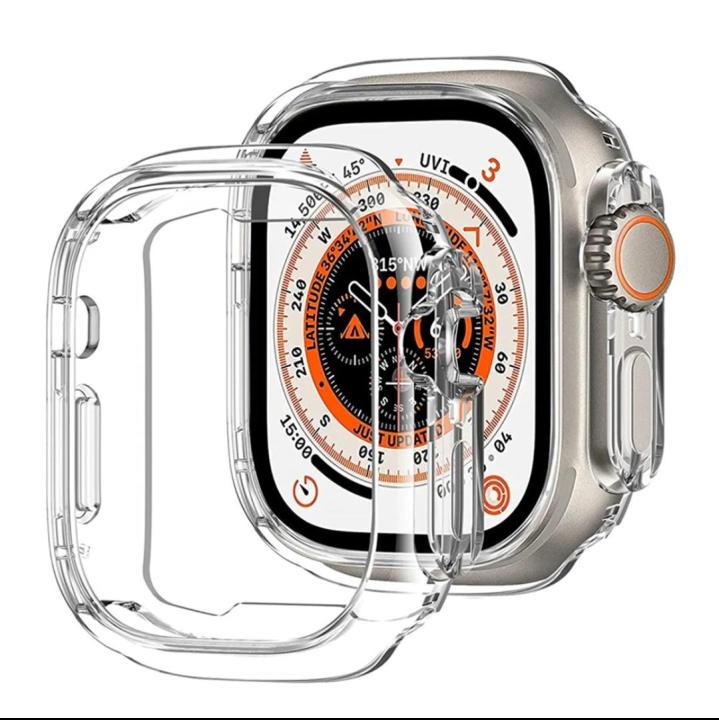 Smart Watch Clear PC Bumper Protective Case for Ultra 49mm | Daraz.lk