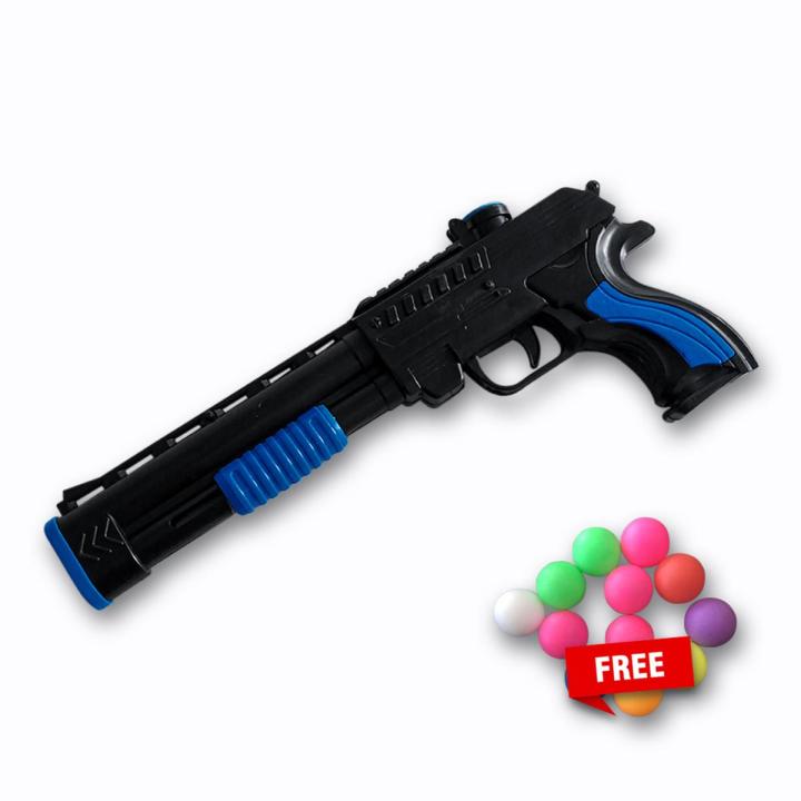 PING PONG Kids Short Gun For Kids (32CM Length) With Free Bullets ...