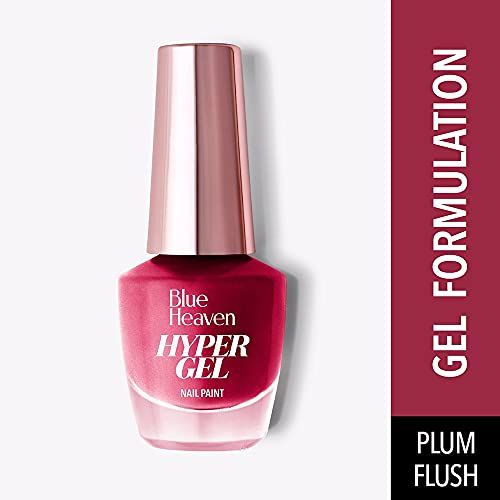 Blue Heaven Hypergel Finish Nailpaint - Plum Flash, 707, 11Ml(FROM ...