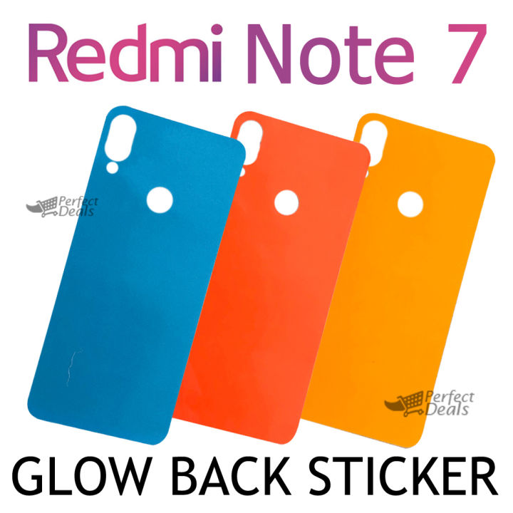 Lini Perfect Redmi Note 7 Luxury Glowing Shine Sticker Safety Easy ...