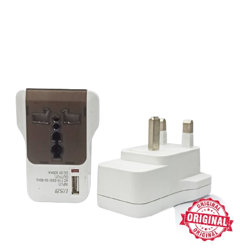 1 Usb Charger With 3 Pin Universal Socket 3 Pin Ac GP 1380 | Daraz.lk