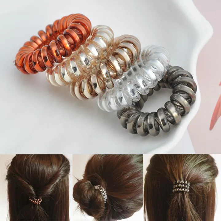 Hair Accessories Telephone Wire Gum Band Rubber Band Hair Ties Hair ...