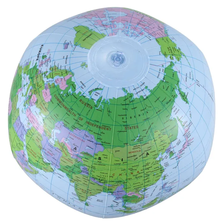 OUMERY 2X Inflatable Globe Tellurion Training Geography Map Balloon ...