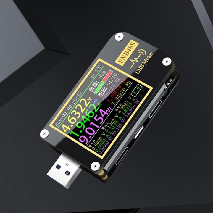 Sojhoop FNB48S USB Capacitance Voltage Tester Current Meter Monitor ...
