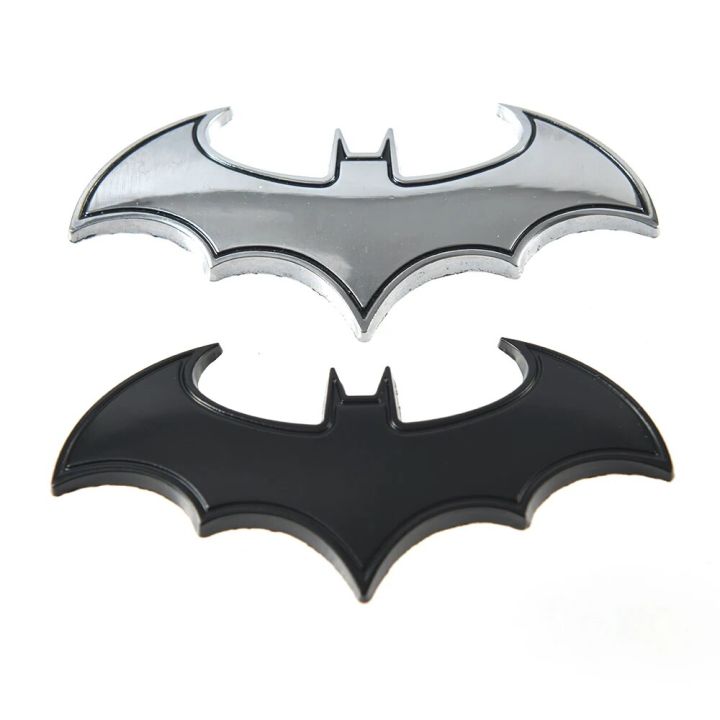 3D Metal Bat Car Logo Cartoon Sticker Metal Badge Car Tail Sticker Car ...