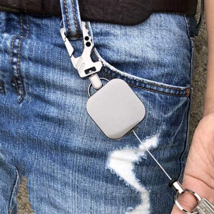 Office Lanyard Clip Keychain Name Tag Holder Keyring Id Card Key Ring ...