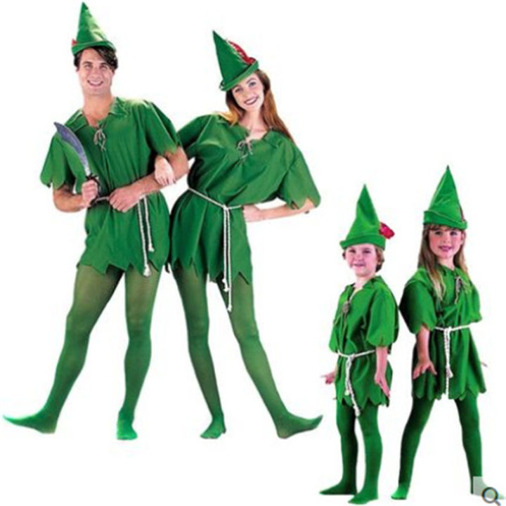 Halloween Party Cosplay Peter Pan Costume Child Kids Cartoon Movie ...