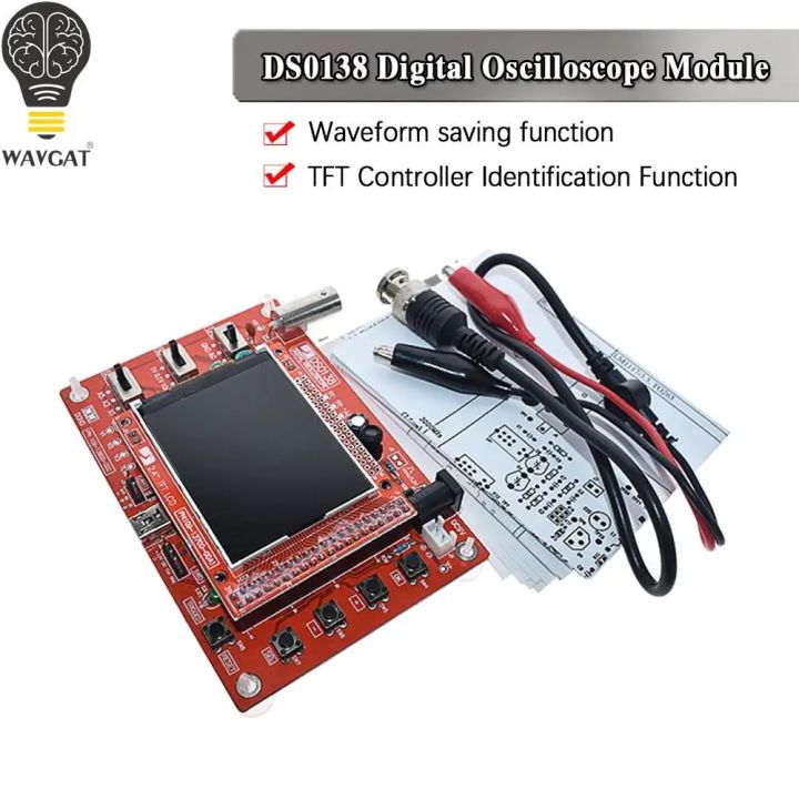 Agent DSO138 2.4" TFT Screen Digital Oscilloscope Kit Waveform Display Preciseness | Daraz.lk