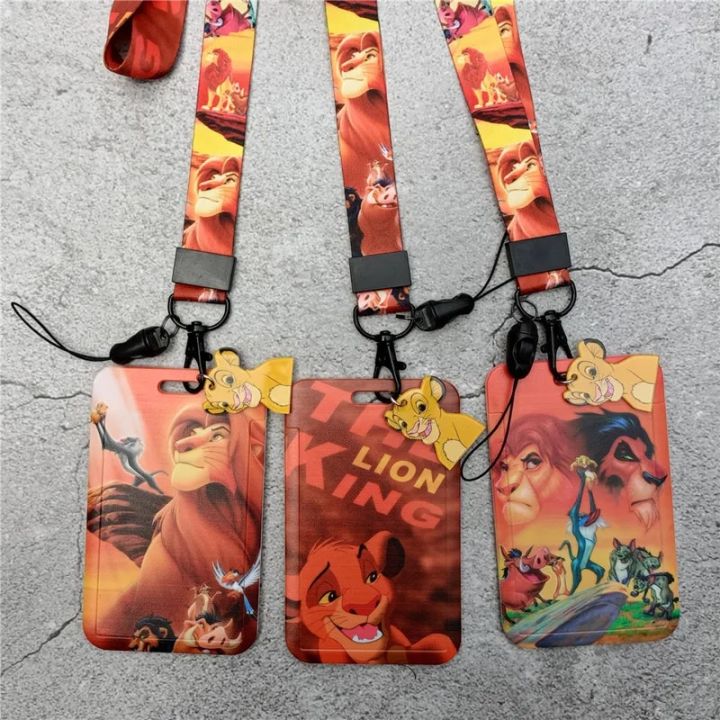 Disney Lion King Kids ABS Slide Lanyard ID Badge Card Holder,ID Card ...