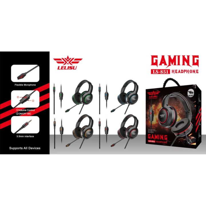 lelisu gaming headset l5-851 | Daraz.lk