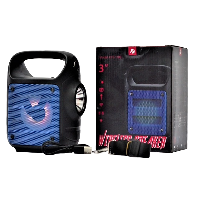 Wireless Portable Mini Speaker KTS-1185 with Bluetooth, Mic Input, FM ...