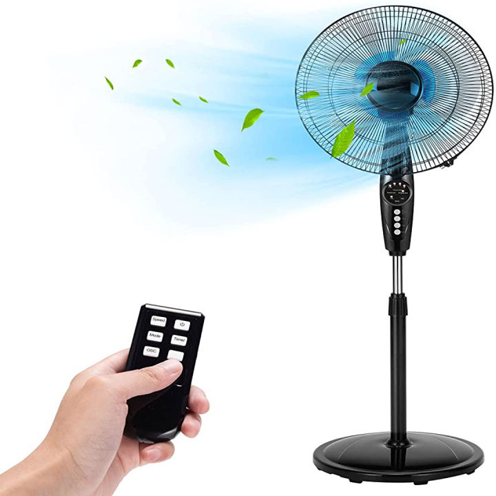 Stand Fan With Remote 16" 5 Blade Super Speed | Daraz.lk