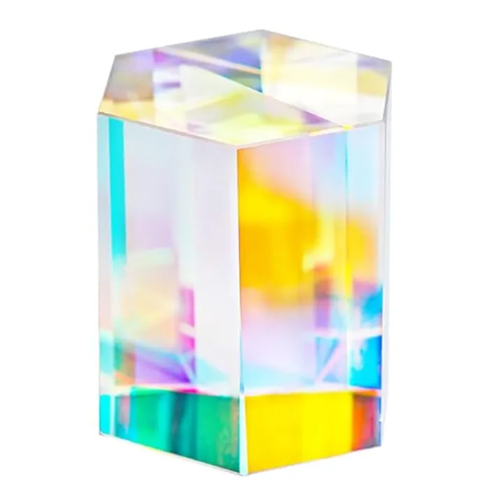 Color Dichroic Prism Cube X-Cube for Physics Teach Rainbow Prism ...