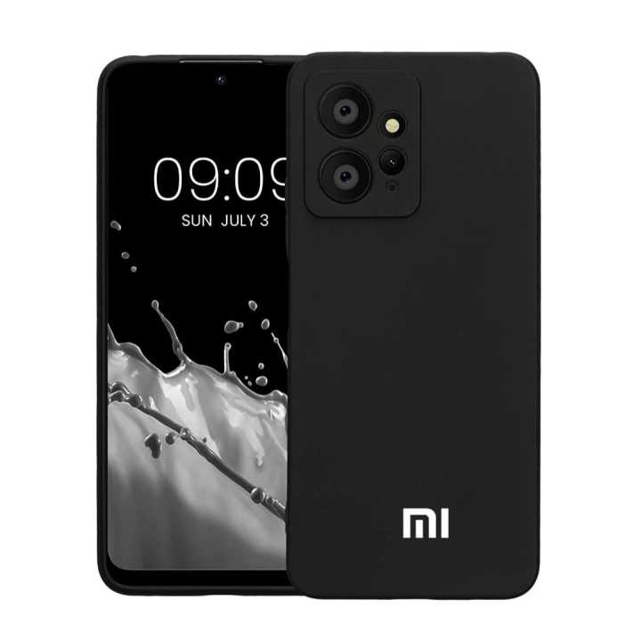 Redmi Note 12 4G High Quality Soft silicone Phone Case with MI logo ...