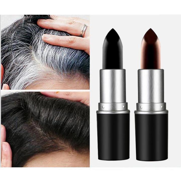 Instant Gray Root Cover Disposable Hair Dye Cap Hair Dye Finishing ...