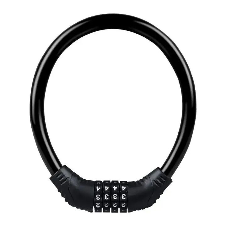 Bike Lock Portable Security 4-digit Code for Bicycle Motorcycle Scooter ...