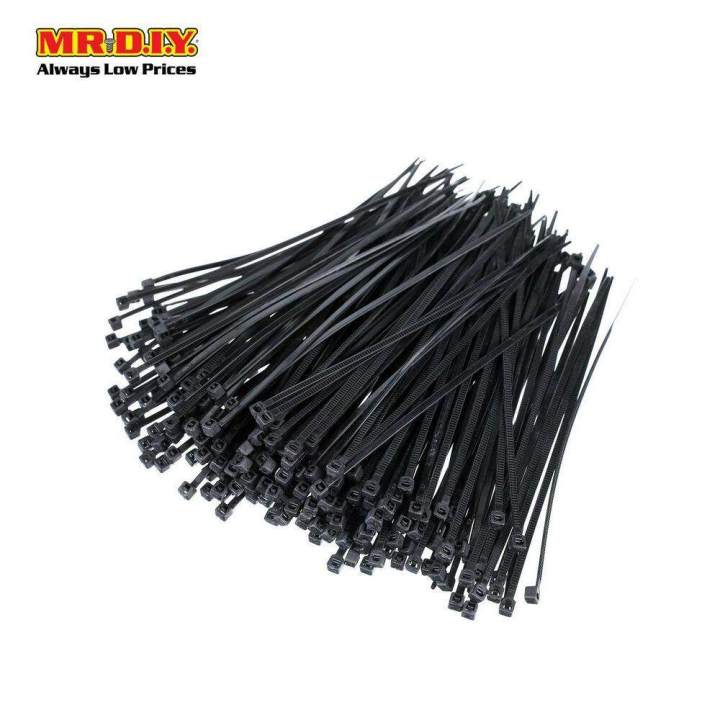 (MR.DIY) Black Cable Ties (4mm x 15cm) 500pcs | Daraz.com.np
