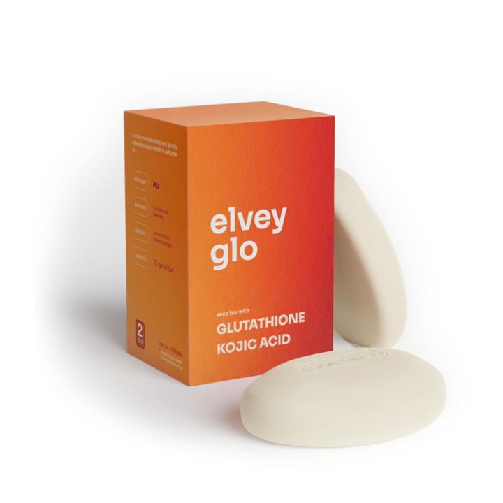 Elvey Essentials Elvey Glo 2% Kojic Acid Brightening Soap (Pack Of 2 ...