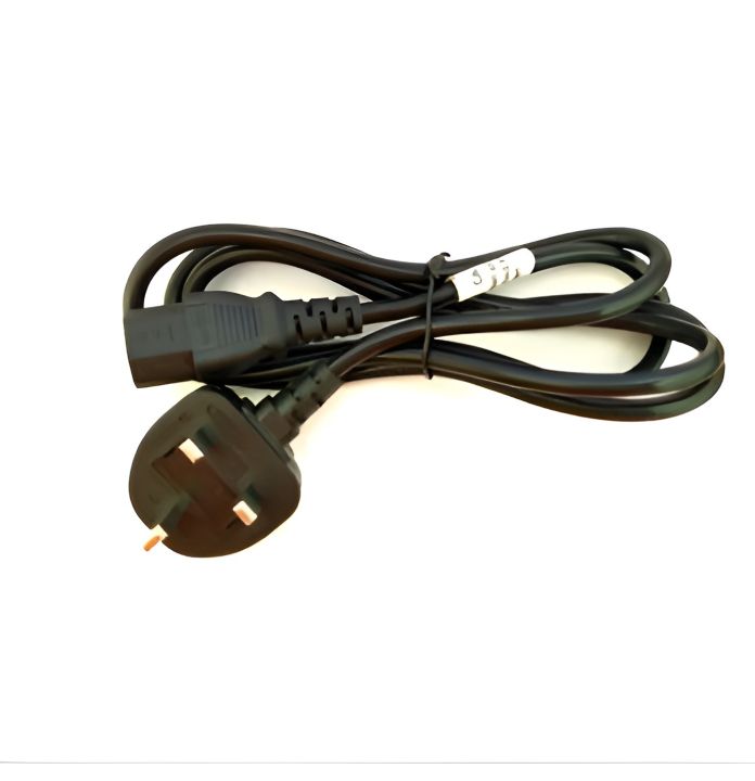 3 Pin UK Plug AC Power Cable 13A Fuse For PC, Rice Cooker, Kettle ...